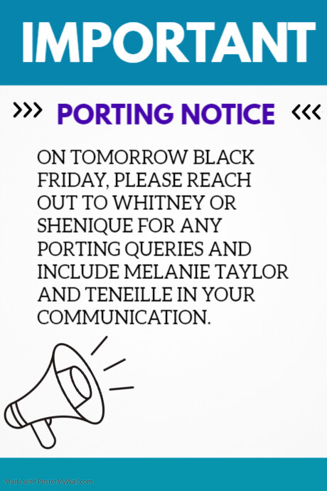 important announcement poster | PosterMyWall