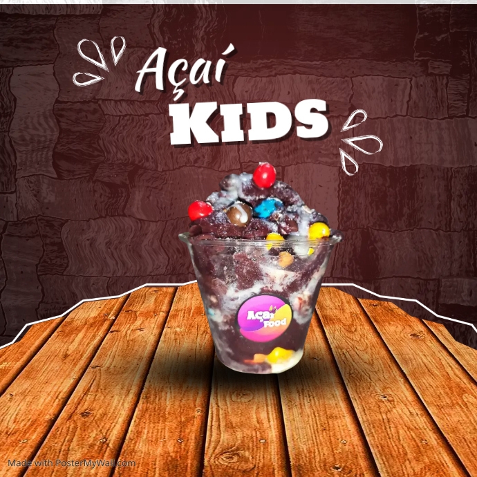 Copy of ACAÍ KIDS | PosterMyWall