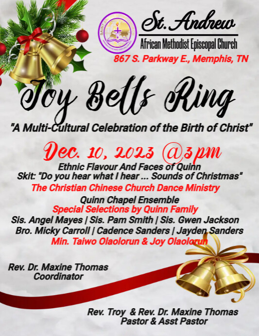 Copy of Joy Bells Ring 2023 | PosterMyWall