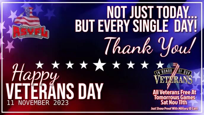 HAPPY VETERANS day VIDEO Flyer Template | PosterMyWall