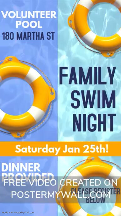 Copy of Swimming Lessons Social Media Ad Template | PosterMyWall