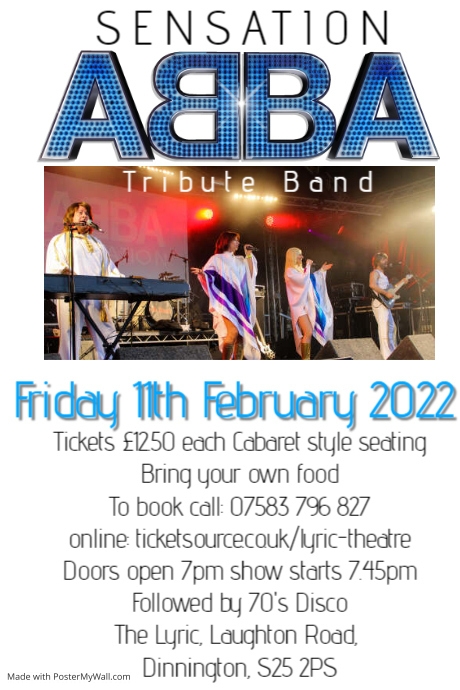 Copy of ABBA Tribute Show Poster | PosterMyWall