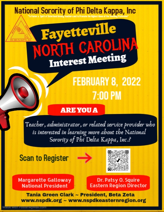 Fayetteville Interest Meeting | PosterMyWall