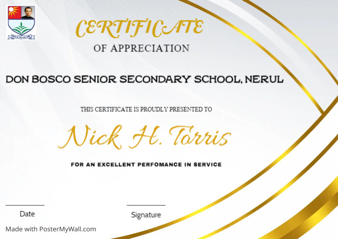 Copy of Certificate Template | PosterMyWall