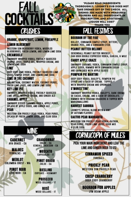 FALL DRINK 2021 | PosterMyWall