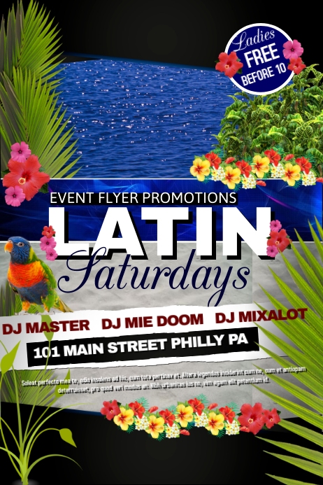 Latin flyer Template | PosterMyWall