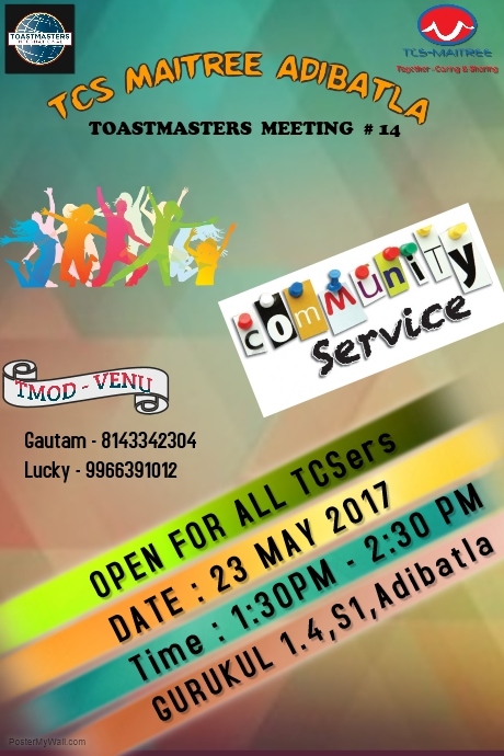 TOASTMASTERS MEET 14 | PosterMyWall