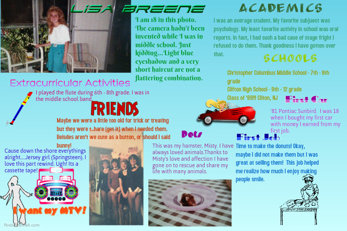EDP313 - Educational Autobiography | PosterMyWall