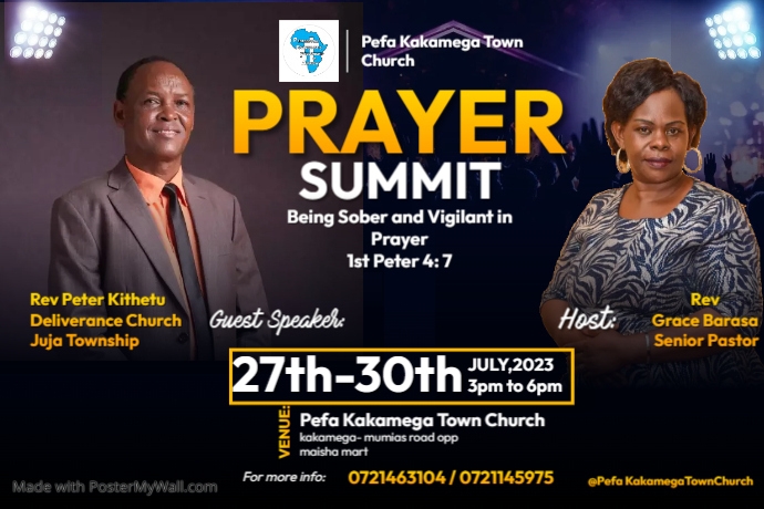 Prayer conference | PosterMyWall