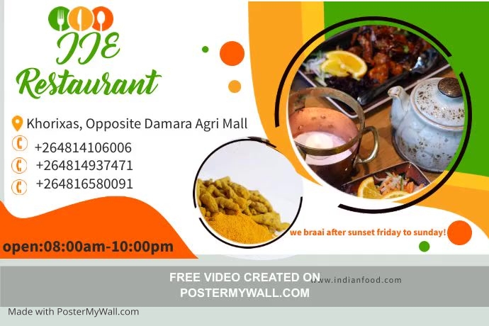 Copy of Indian cuisine restaurant ad multiple videos | PosterMyWall