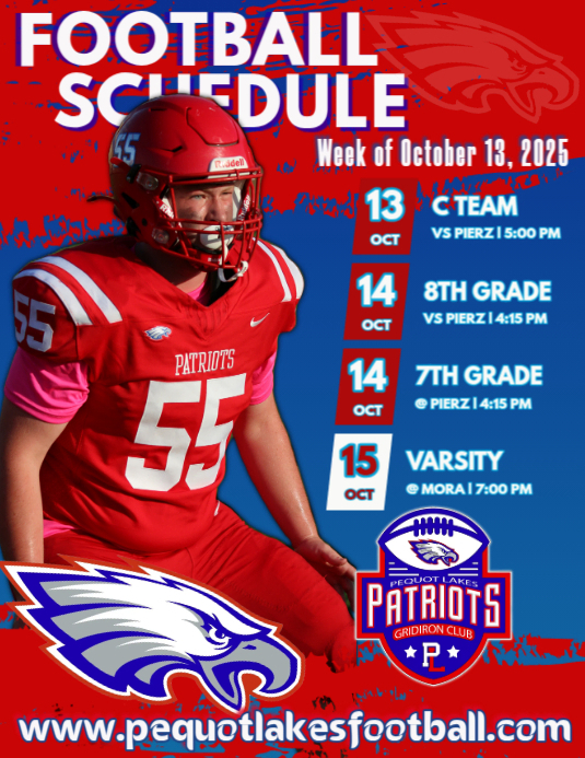 Football Schedule Poster Template (1) | PosterMyWall