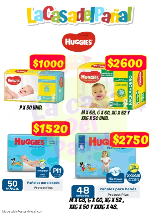 Copy of Huggies classic | PosterMyWall