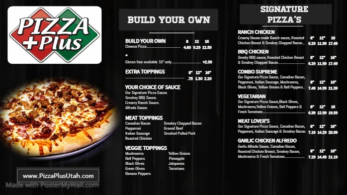 Copy of Plus menu | PosterMyWall