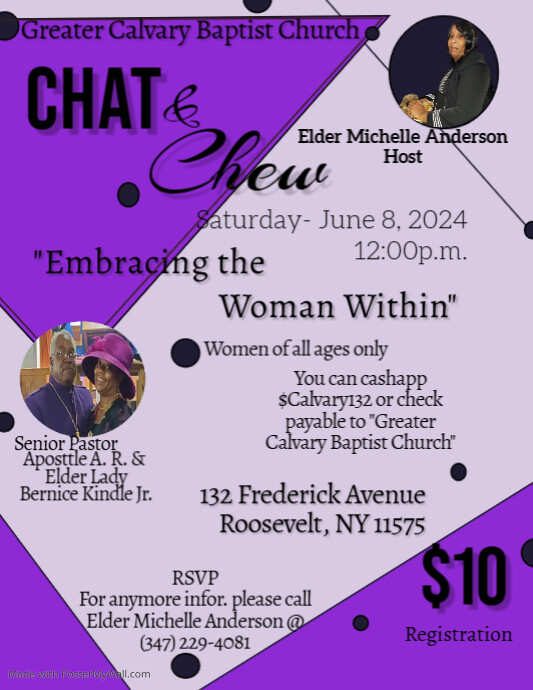 COGOP Chat and Chew 2020 | PosterMyWall