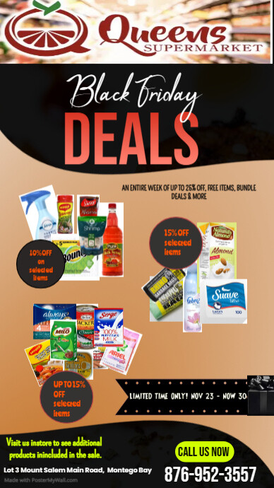 Black friday menu deals | PosterMyWall