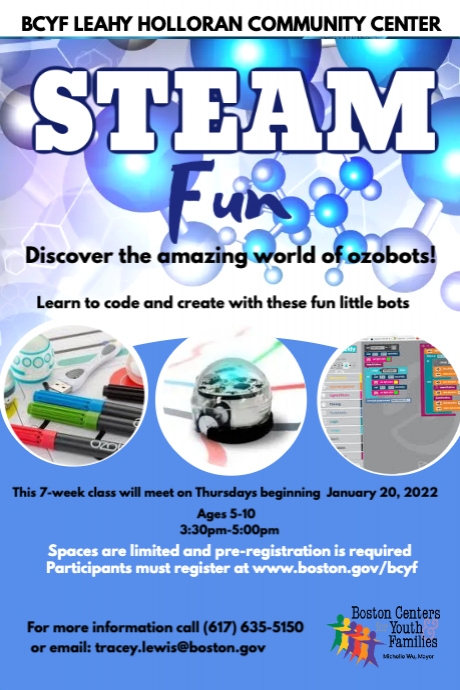 STEAM Program-Ozobots | PosterMyWall