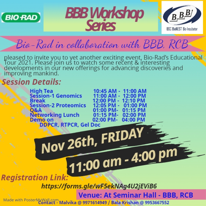 BBB Workshop series | PosterMyWall
