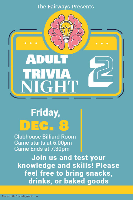trivia night, trivia contest,event | PosterMyWall