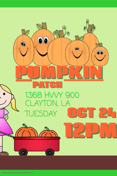 PUMPKIN PATCH | PosterMyWall