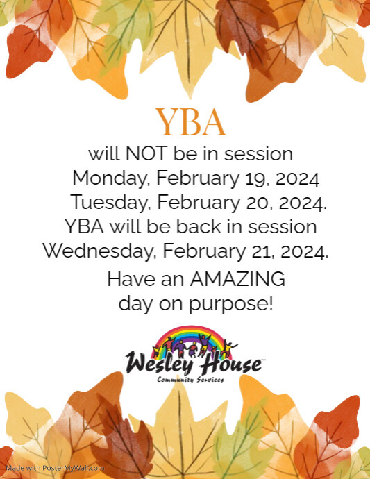 YBA NOT IN SESSION | PosterMyWall