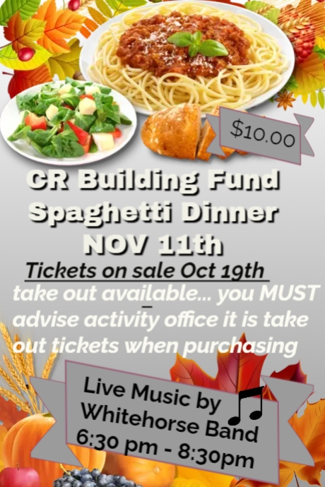 Spaghetti Dinner | PosterMyWall