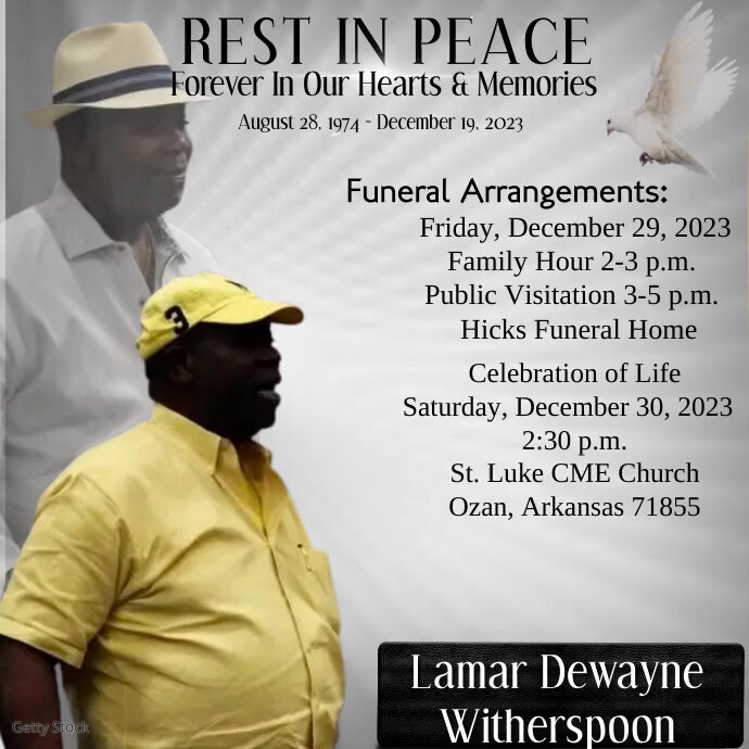 Funeral Day Social Media Post | PosterMyWall