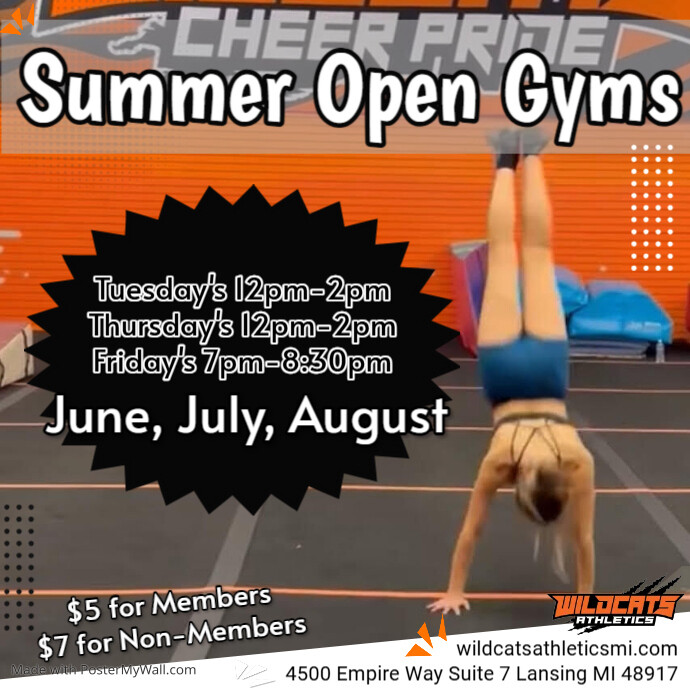 Day Open Gym | PosterMyWall