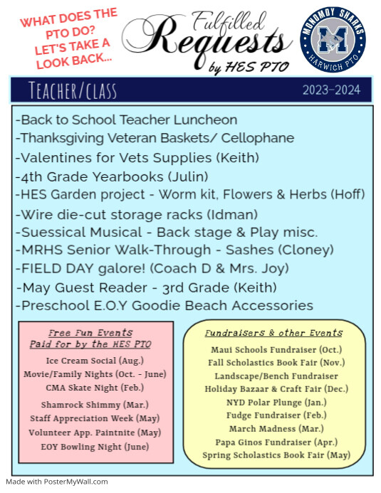 class schedule sub binder | PosterMyWall