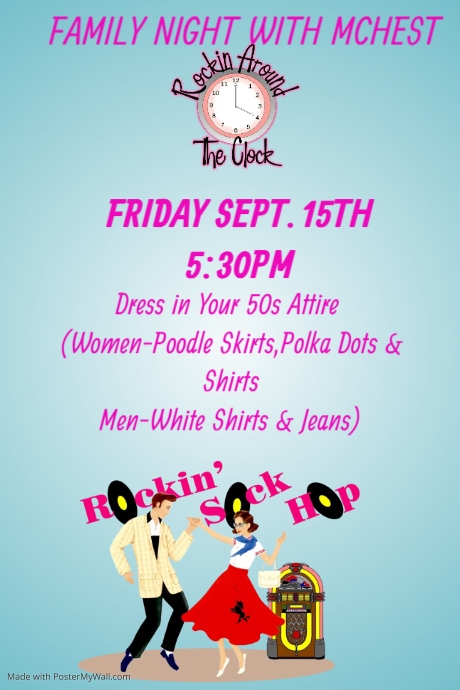 Copy of the 50's poster template | PosterMyWall