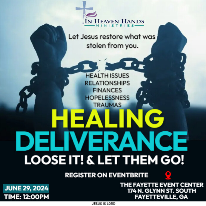 prophetic deliverance sunday | PosterMyWall