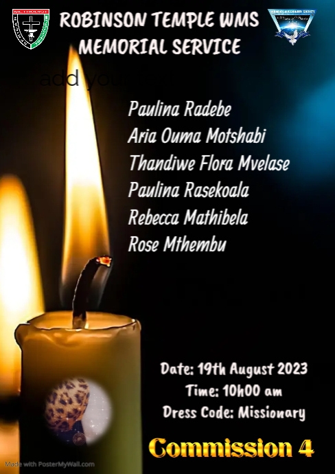 CANDLELIGHT SERVICE FLYER | PosterMyWall