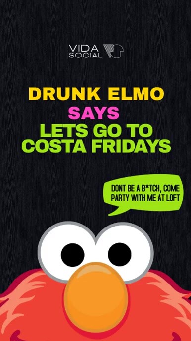 Elmo Birthday Party | PosterMyWall