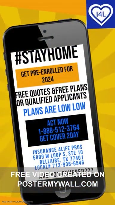 Copy of Stay Home sale #stayhome instagram video ad | PosterMyWall