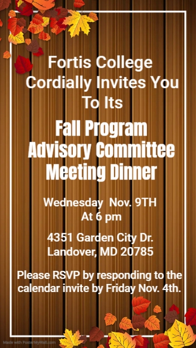 Copy of Autumn Party, fall, harvest Digital Display | PosterMyWall