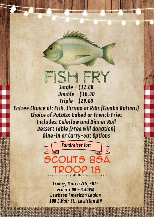 Copy of Bbq fish fry party invitation | PosterMyWall