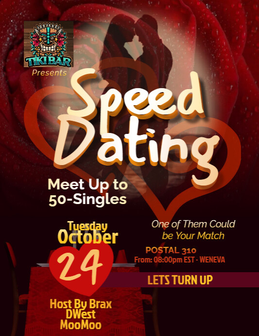 Speed Dating Flyer | PosterMyWall