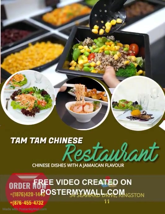 Restaurant Video | PosterMyWall
