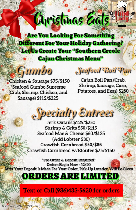 new year menu, christmas menu, menu | PosterMyWall