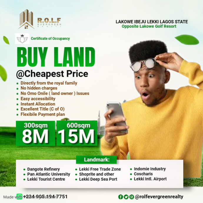 Copy of Land Property | PosterMyWall