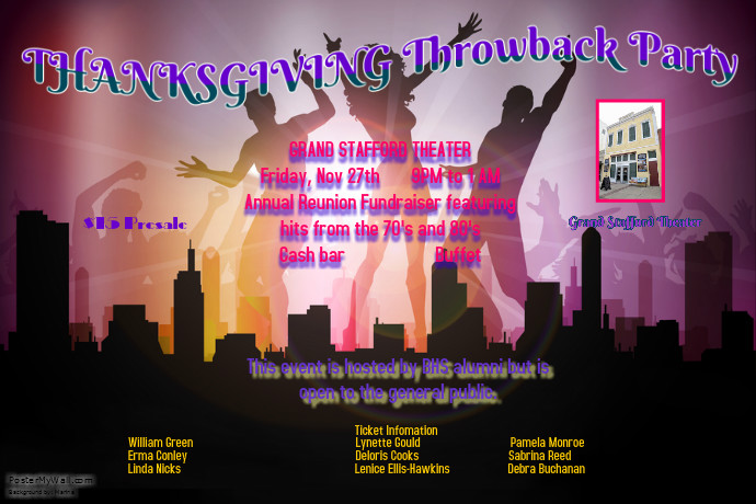 throwback party | PosterMyWall