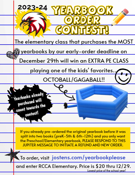 Yearbook contest | PosterMyWall