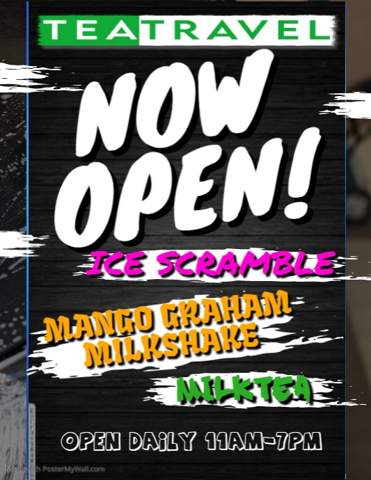 Copy of Now Open Flyer | PosterMyWall