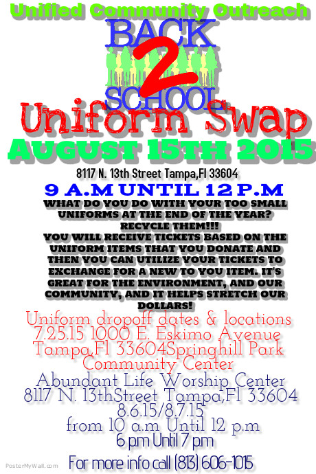 Back to school uniform swap | PosterMyWall