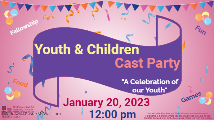 Cast Party 2024 | PosterMyWall