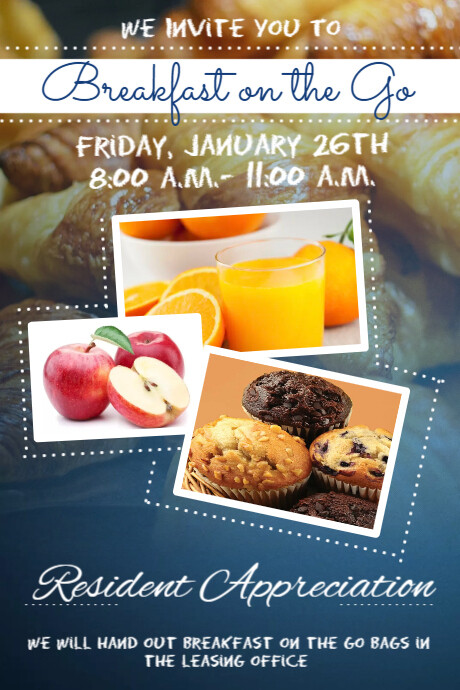 Copy of Breakfast Poster Template | PosterMyWall