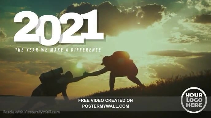 Copy of Copia de 2021 Welcome The Challenges Mountain Video | PosterMyWall