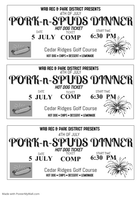 hot dog ticket | PosterMyWall