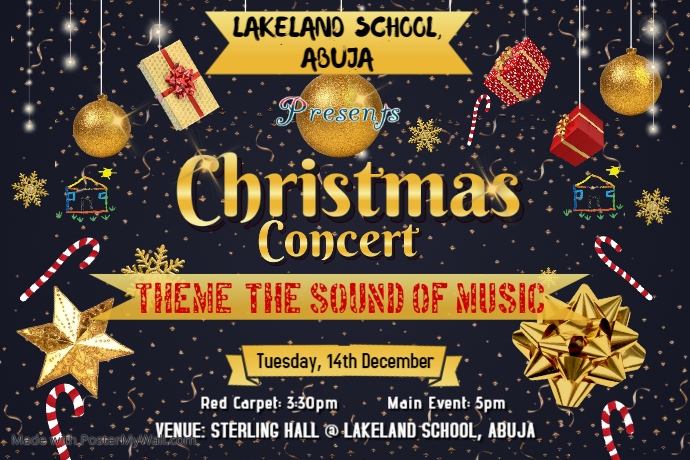Copy of Christmas Concert Flyer | PosterMyWall