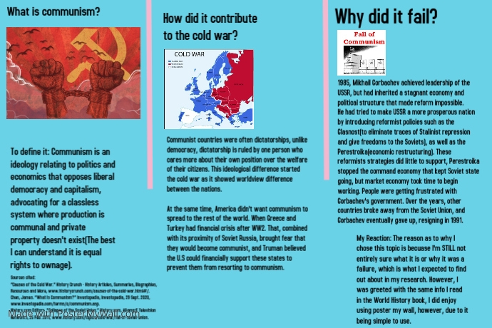 Copy of Cold War: Communism | PosterMyWall
