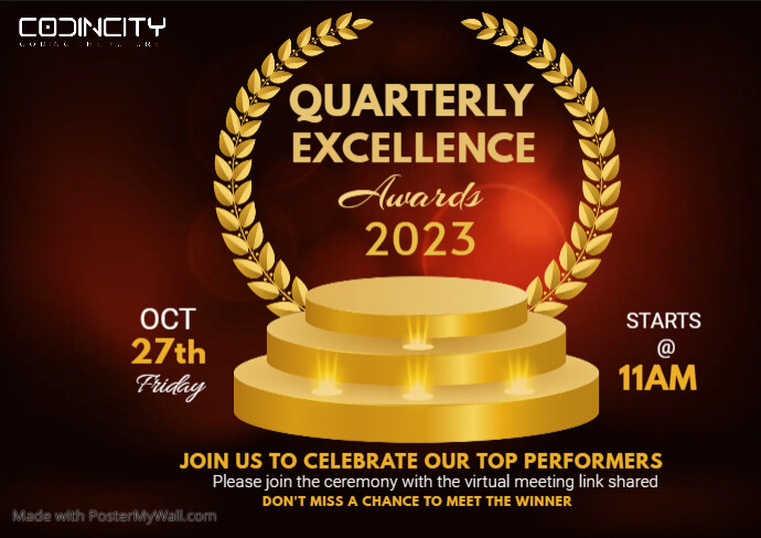 ANNUAL STUDENT AWARD | PosterMyWall